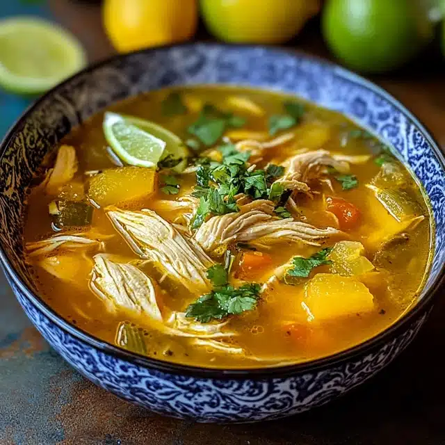 Cuban Chicken Soup (Sopa de Pollo Cubana) - Savortales