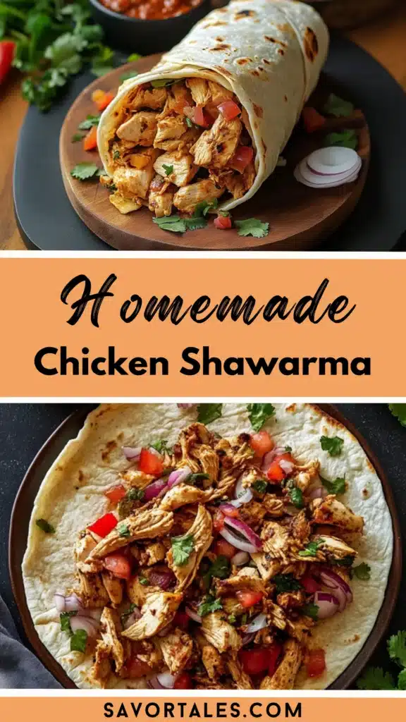 Homemade Chicken Shawarma - Savortales
