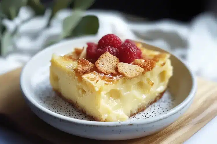 Custard Bread Pudding with Vanilla Sauce - Savortales