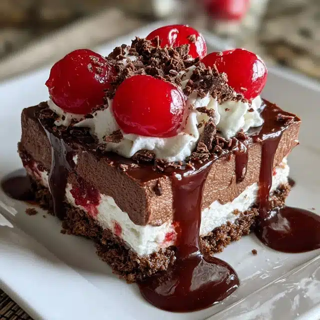 No Bake Chocolate Cherry Dessert: A Layered Treat Full of Nostalgia and ...