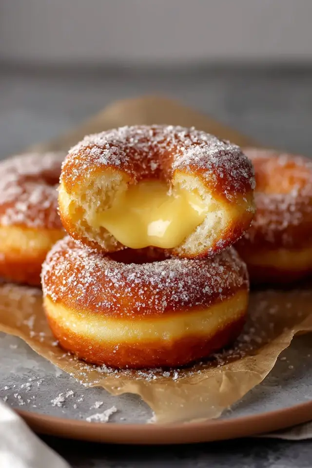 How to Make Delicious Custard Donuts at Home - Savortales