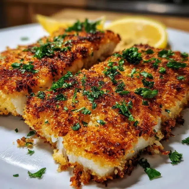 Crispy Parmesan Crusted Fish - Savortales