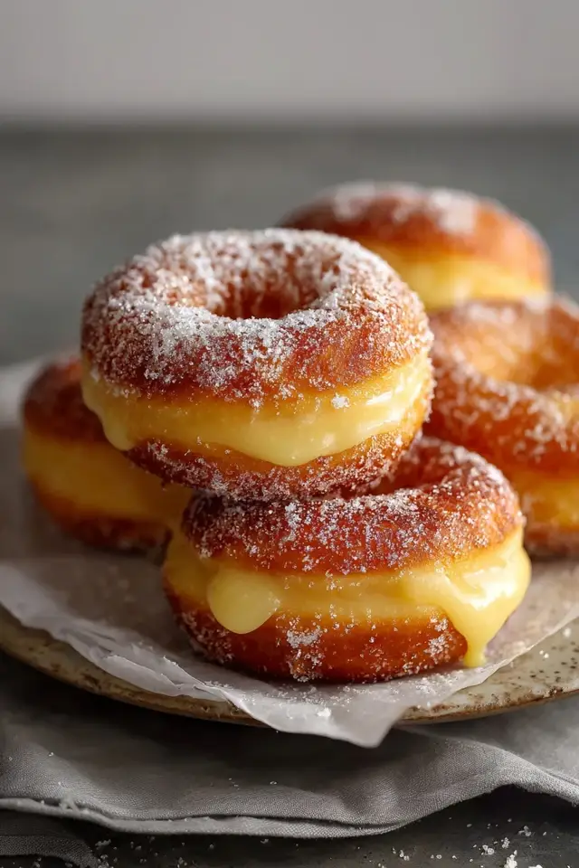 How to Make Delicious Custard Donuts at Home - Savortales