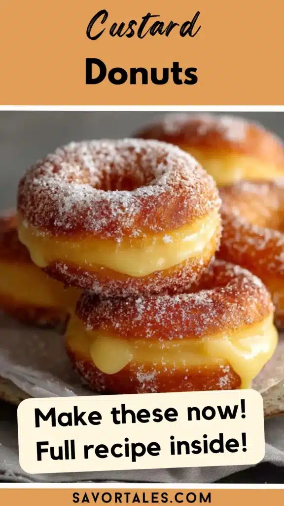 How to Make Delicious Custard Donuts at Home - Savortales