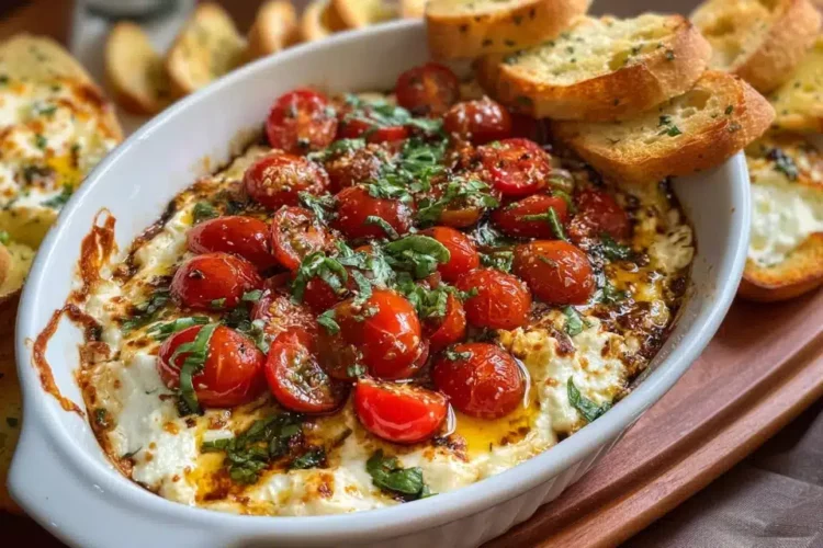 Easy Caprese Dip - Savortales