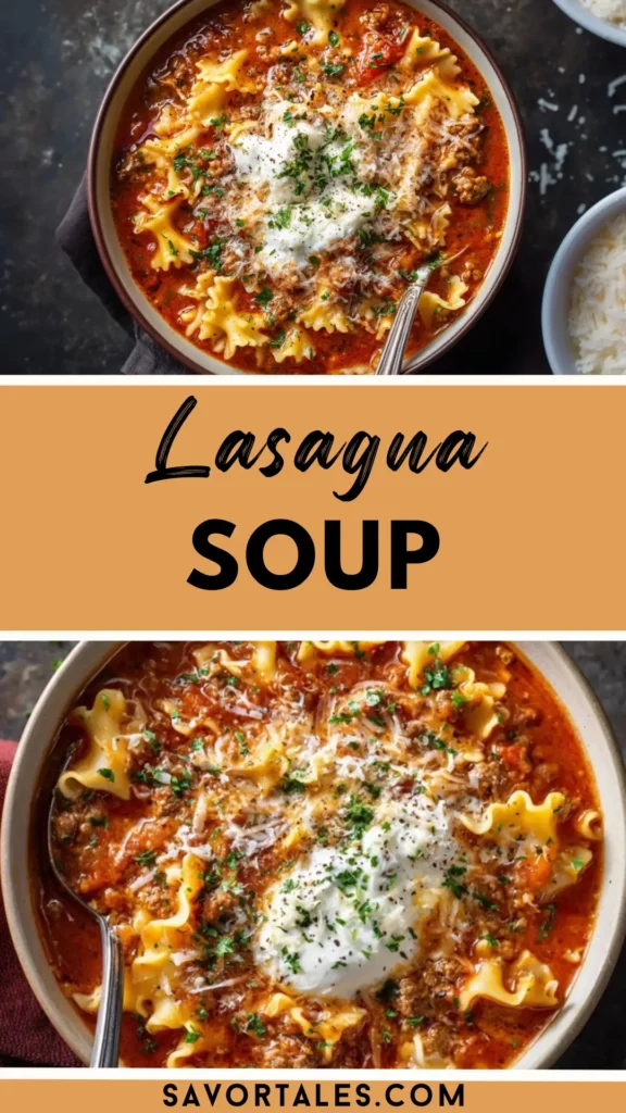 Lasagna Soup - Savortales