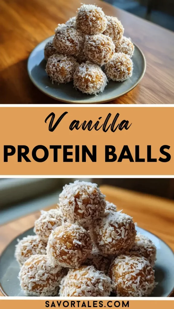 Vanilla Protein Balls - Savortales