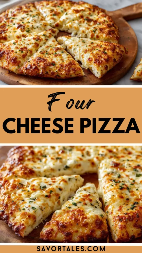 Four Cheese Pizza Recipe – A Cheesy Delight for Every Occasion - Savortales