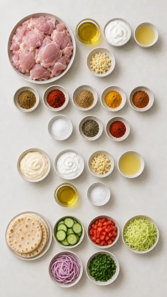 Chicken Shawarma with Creamy Garlic Sauce: A Cozy Taste of Middle ...