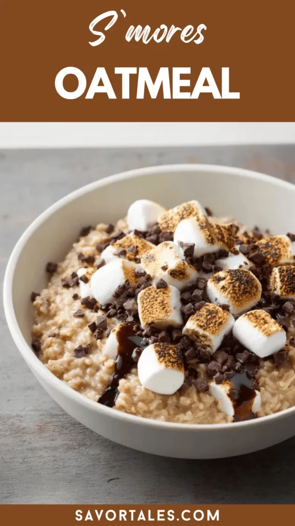 S’mores Oatmeal - Savortales